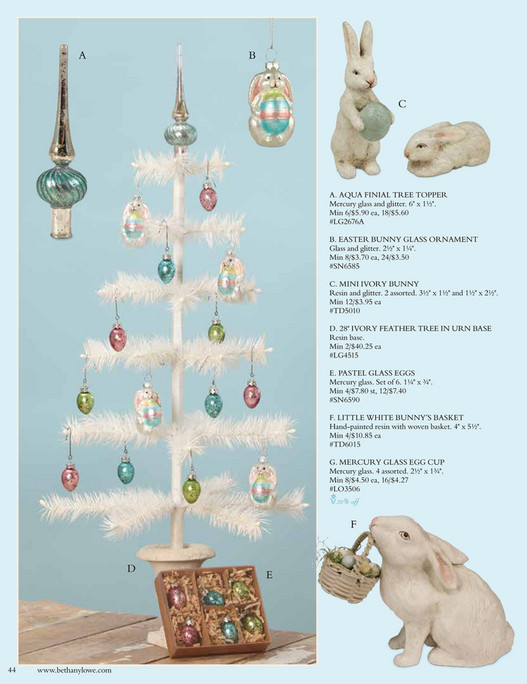 Bethany Lowe - Bethany Lowe Design_Spring 2017 Catalog - Page 46-47 - Created with Publitas.com