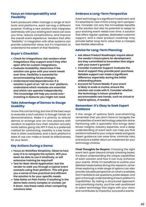 Event Industry News - The Event Tech Guide - 2025 - Page 48-49 - Created with Publitas.com