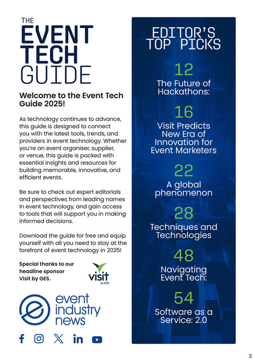 Event Industry News - The Event Tech Guide - 2025 - Page 2-3 - Created with Publitas.com