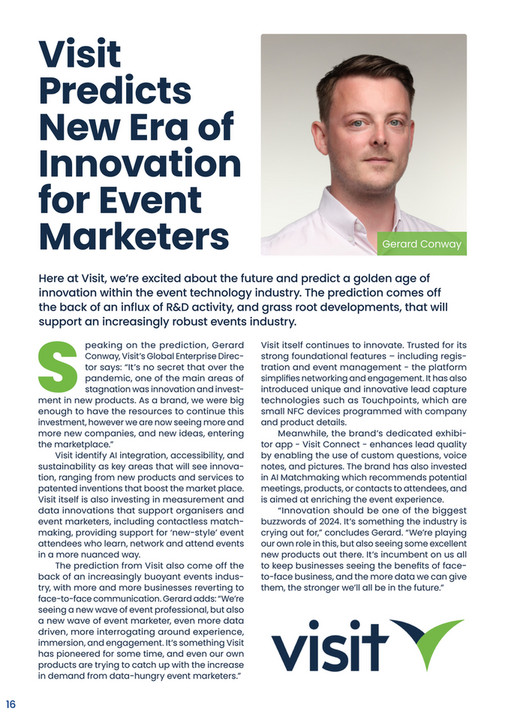 Event Industry News - The Event Tech Guide - 2025 - Page 16-17 - Created with Publitas.com