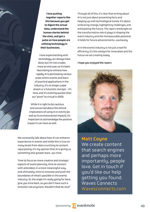 Event Industry News - EIN - AI Report 2025 - Page 42-43 - Created with Publitas.com