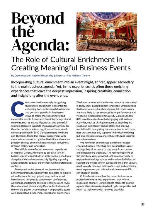 Event Industry News - The Conference & Meetings Guide - 2025 - Page 32-33