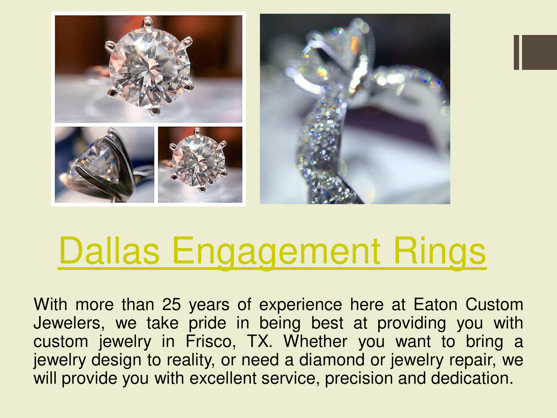 My publications - Diamond Rings Dallas - Page 1 - Created with Publitas.com