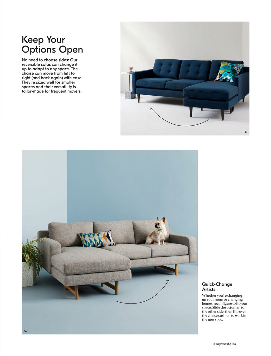West elm paidge sectional store