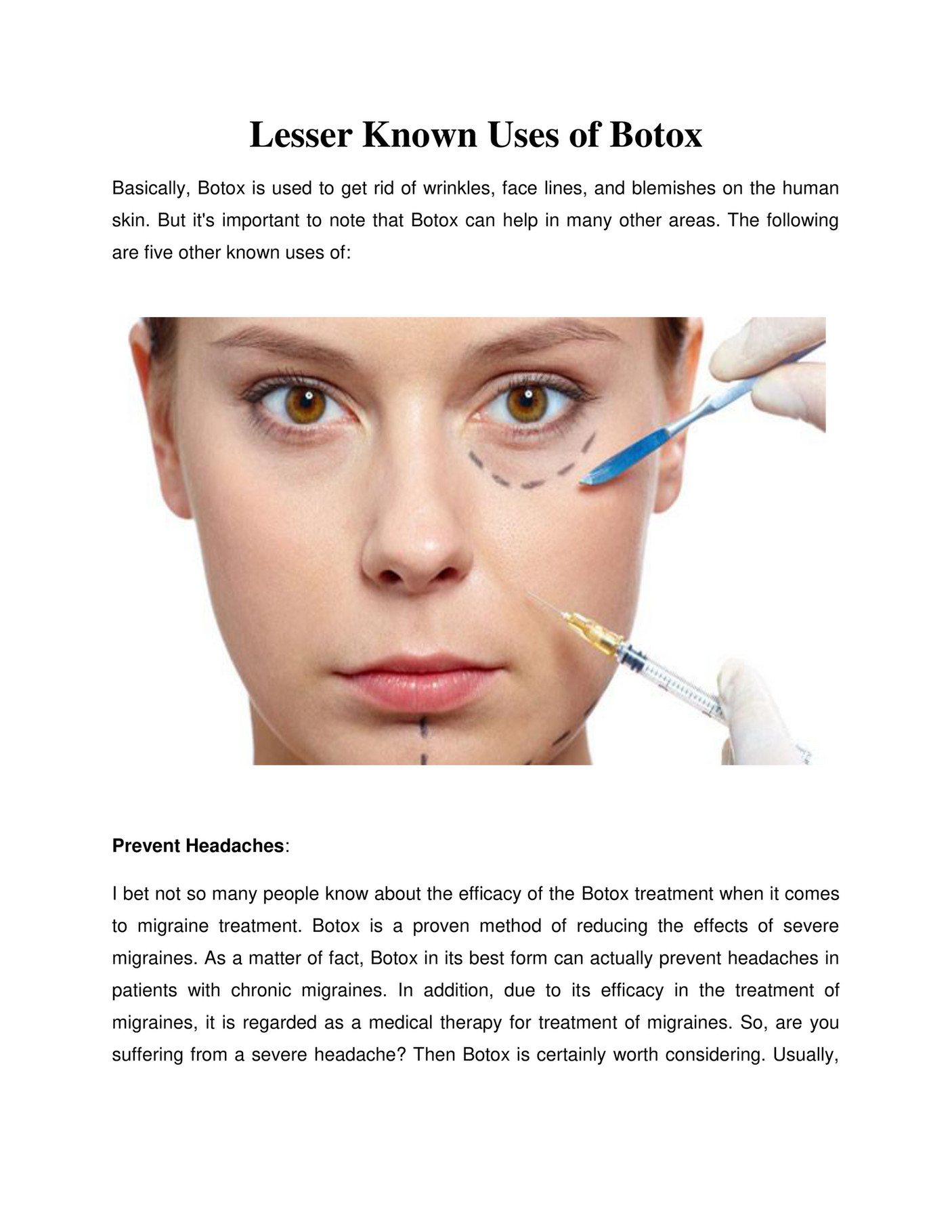 GIT Expert - Lesser Known Uses of Botox - Page 1 - Created with ...
