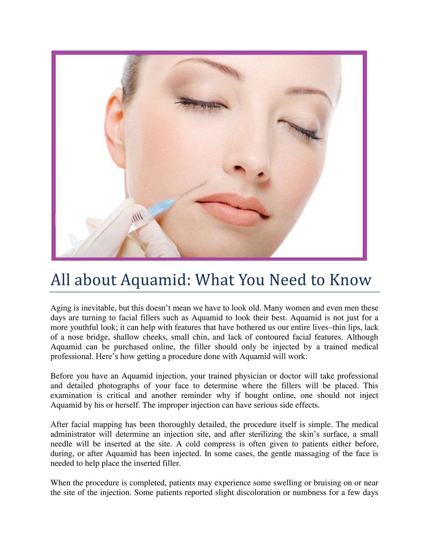 GIT Expert - All about Aquamid - What You Need to Know - Page 1 ...