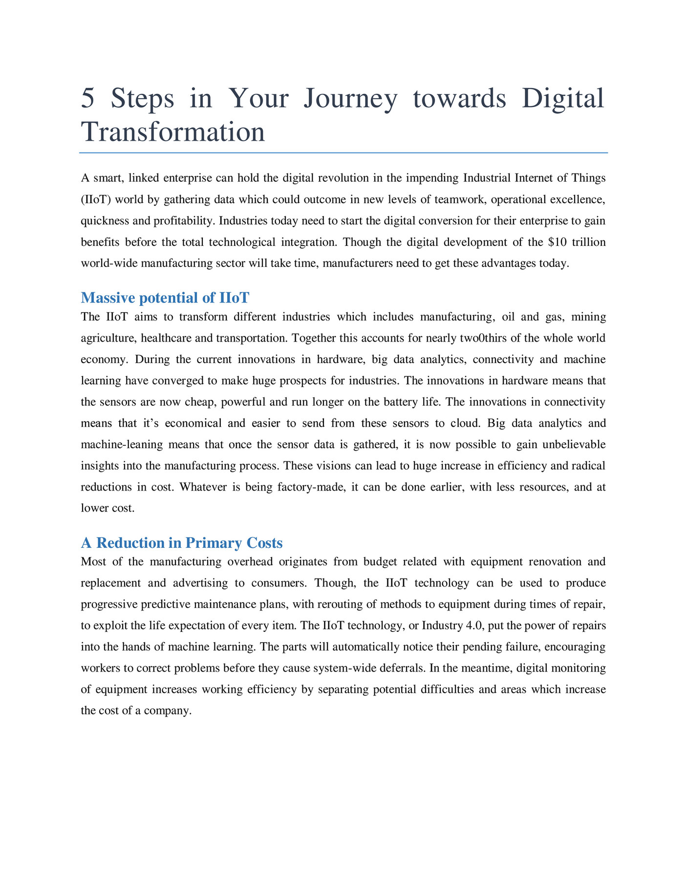 GIT Expert - 5 Steps in Your Journey towards Digital Transformation ...