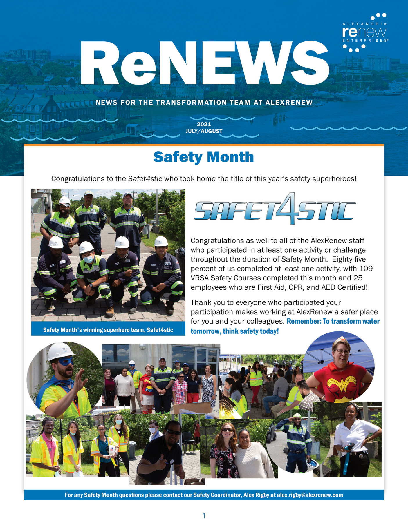 Alexandria Renew - ReNews July & August 2021 - Page 1 - Created with ...