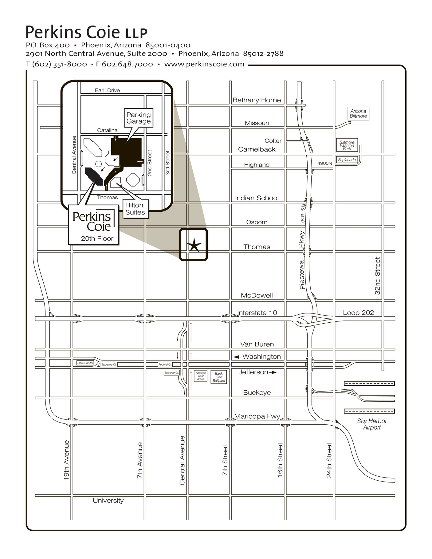 Whispering Hope Ranch Fdn - Map & Parking - Perkins Coie Phx - Page 1 ...