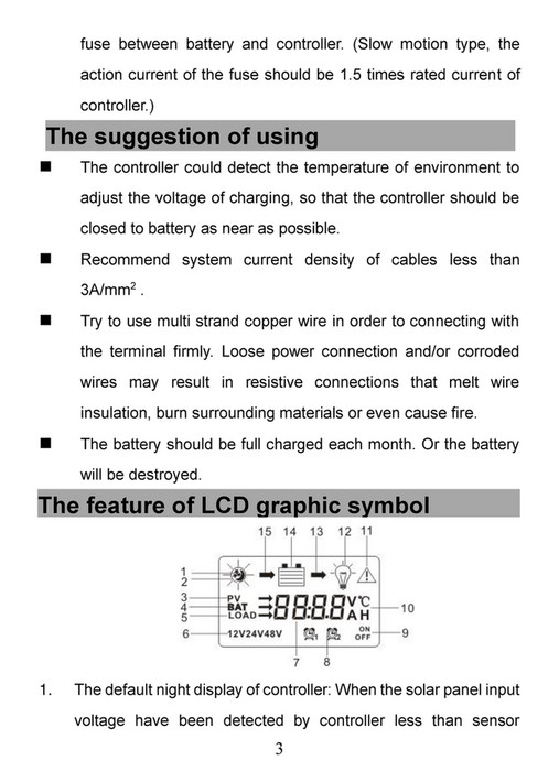 Solar Camping Australia - LD Solar Charge Controller Manual - Page 4-5 ...
