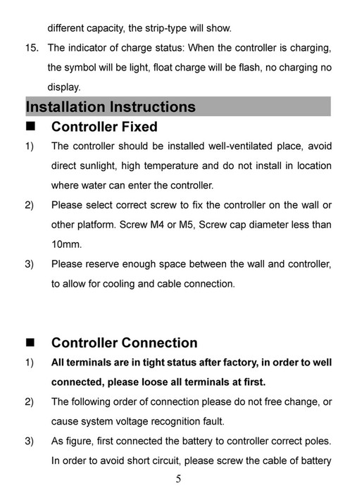 Solar Camping Australia - LD Solar Charge Controller Manual - Page 6-7 ...