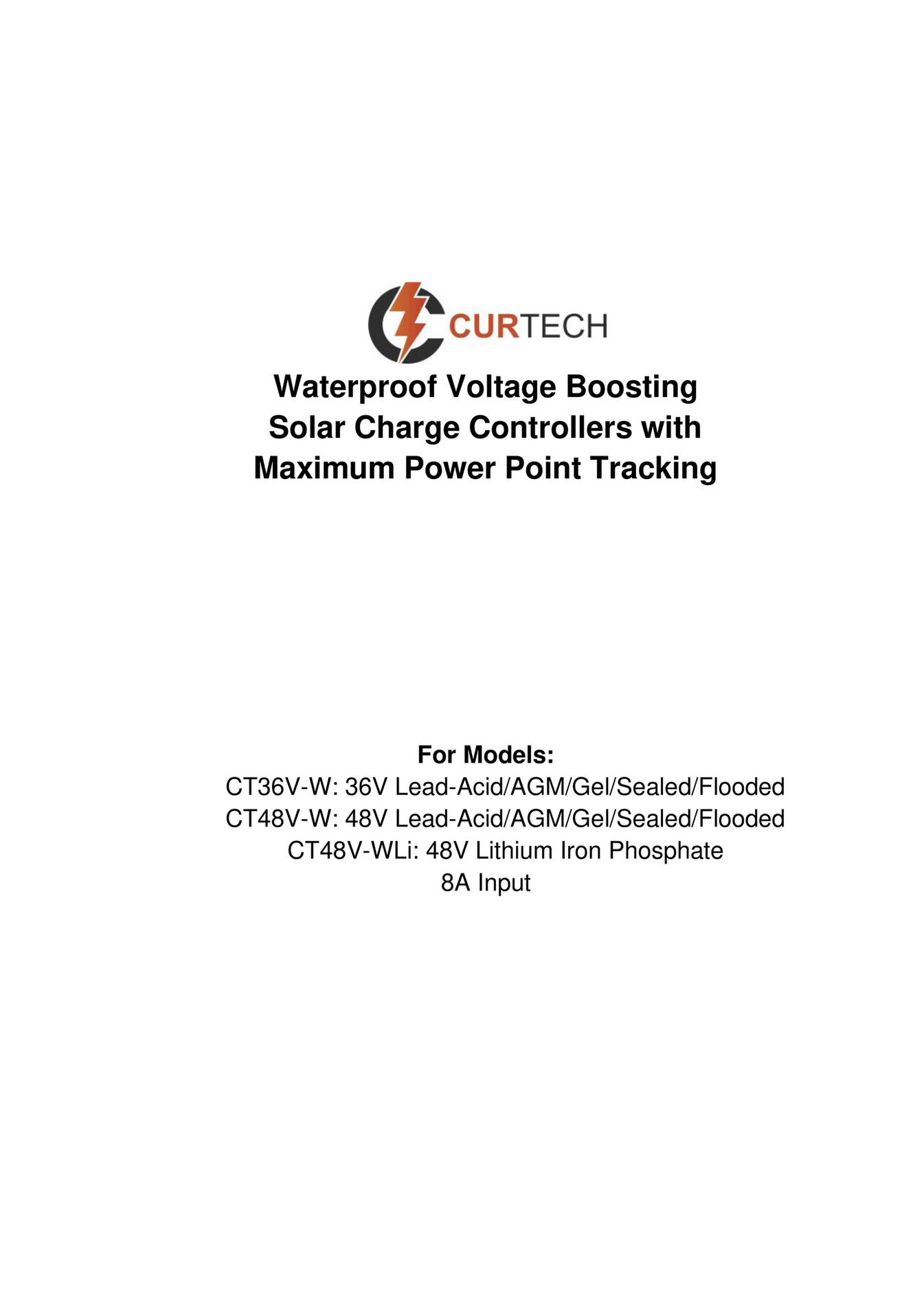 Solar Camping Australia - Curtech Waterproof Voltage Boosting Solar Charge Controllers with ...