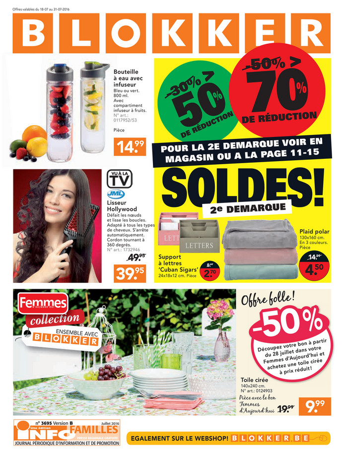 Folder Blokker du 28/07/2016 au 31/07/2016 - de-blokker-folder-be-fr ...