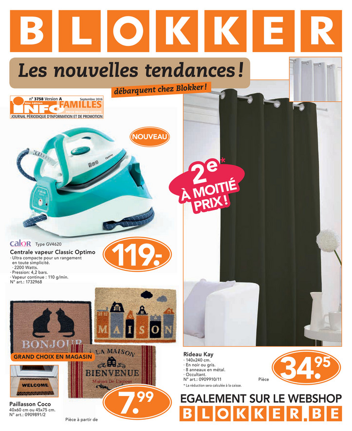 Folder Blokker du 11/09/2016 au 24/09/2016 - de-blokker-folder-be-fr ...