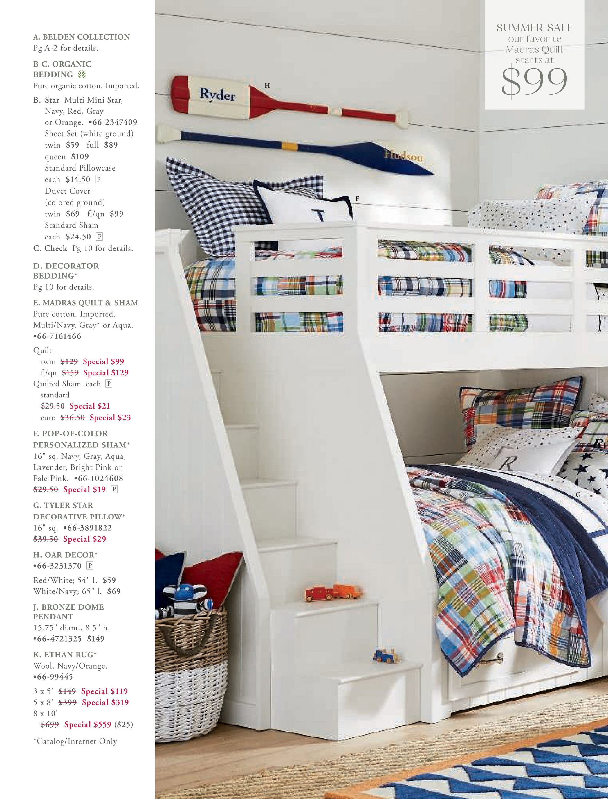 Pottery Barn Kids PBK June 2017 Belden Twin over Full Stairloft Bunk Simply White