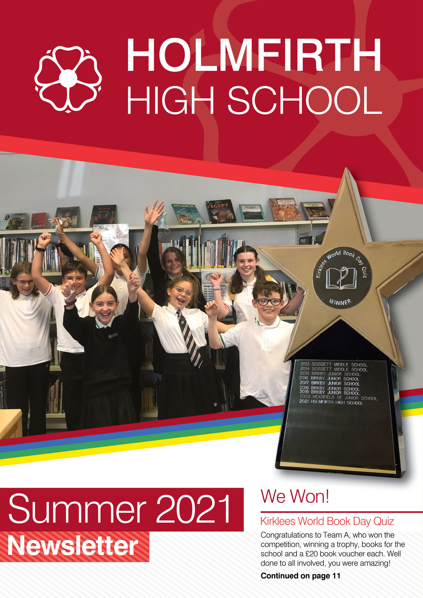 Holmfirth High School - Summer Newsletter 2021 - Page 4-5 - Created ...