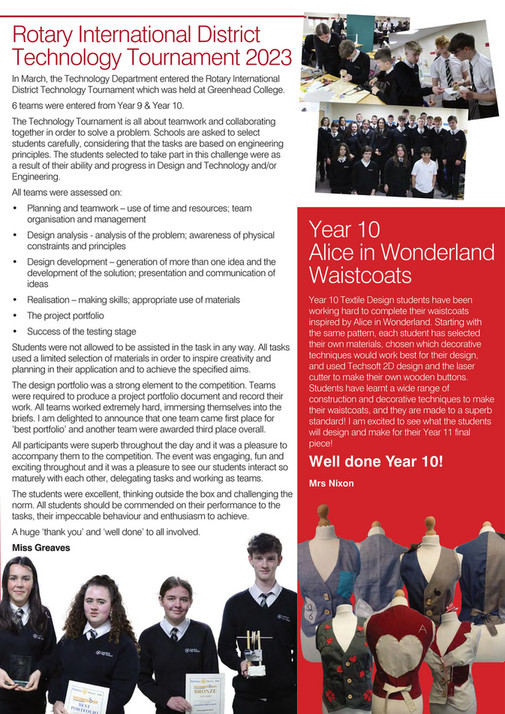 Holmfirth High School - Summer Newsletter 2023 - Page 4-5 - Created with Publitas.com