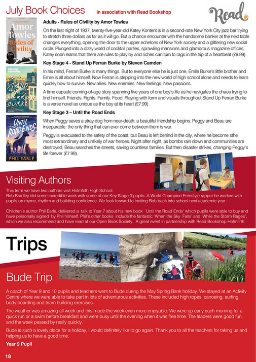 Holmfirth High School - Summer Newsletter 2023 - Page 26-27 - Created with Publitas.com