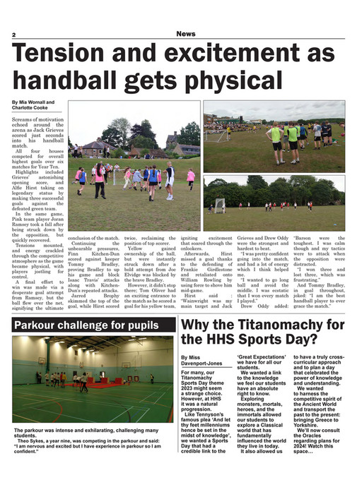 Holmfirth High School - Summer Newsletter 2023 - Page 14-15 - Created with Publitas.com