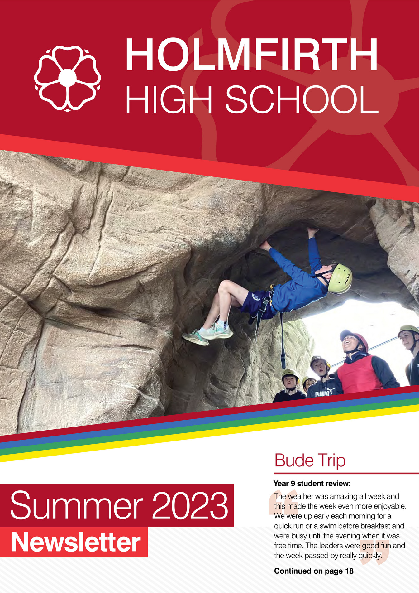 Holmfirth High School - Summer Newsletter 2023 - Page 1 - Created with Publitas.com