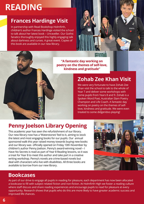 Holmfirth High School - Winter Newsletter 2023 - Page 6-7 - Created with Publitas.com