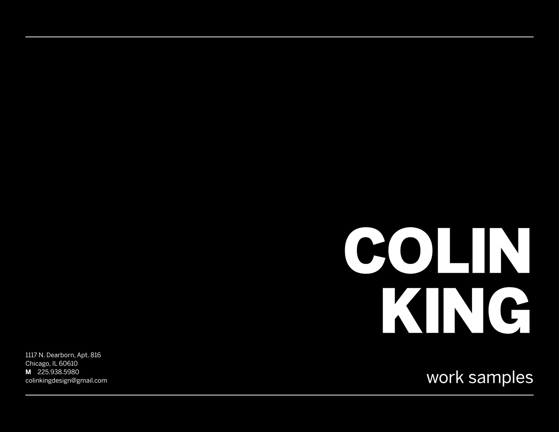 Colin King's Work Samples - Page 1 - Created with Publitas.com