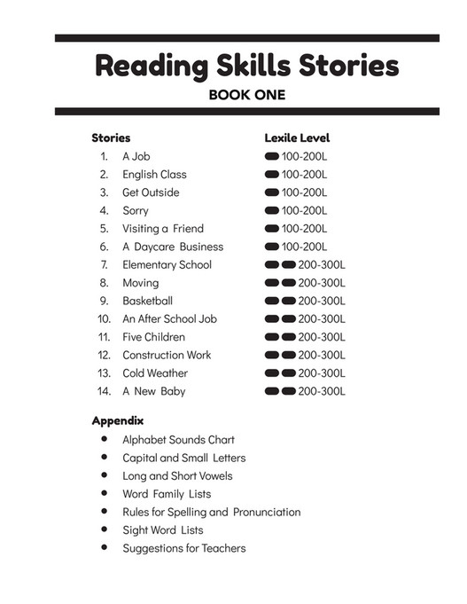 Easy English Readers - Reading Skills Stories: Book One - Page 2-3 ...