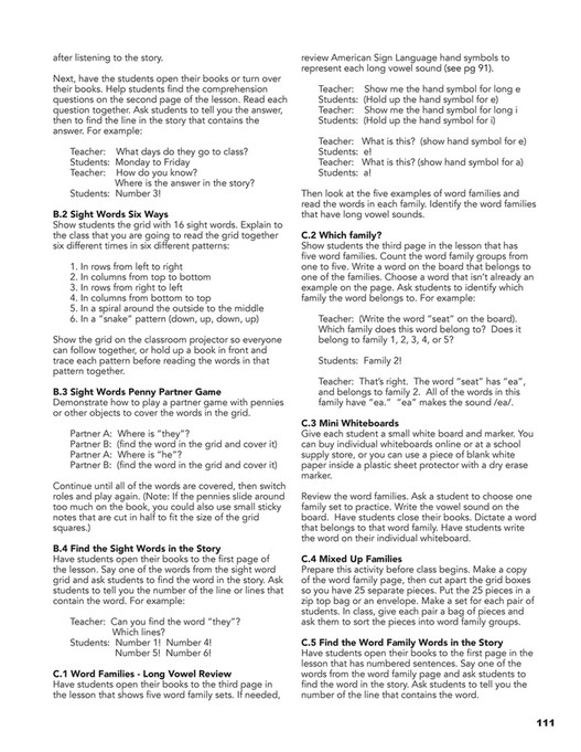 Easy English Readers - Reading Skills Stories: Book One - Page 112-113 ...