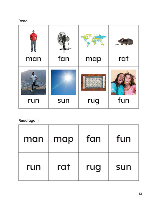 Easy English Readers - abc English Phonics, Level 1 - Page 16-17 ...