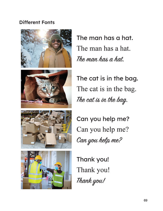 Easy English Readers - abc English Phonics, Level 1 - Page 72-73 ...