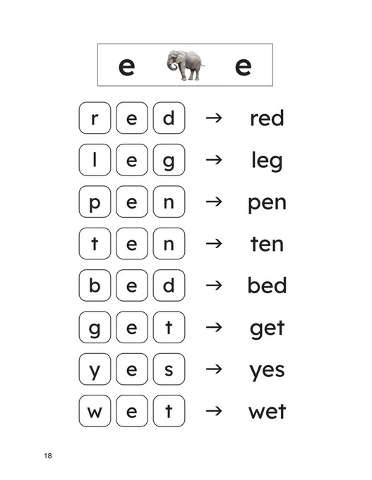 Easy English Readers - abc English Phonics, Level 1 - Page 22-23 ...