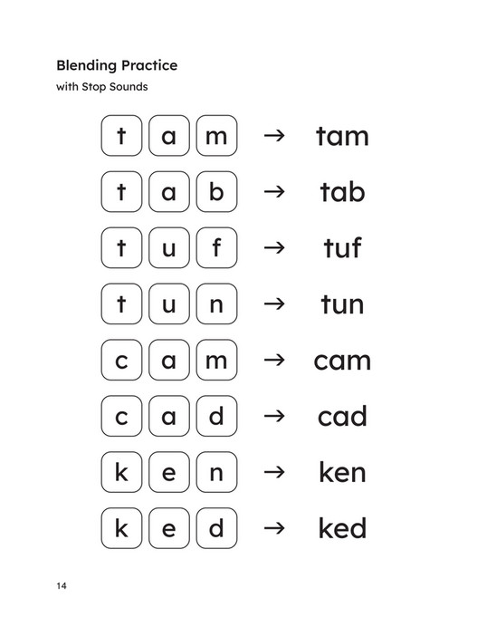 Easy English Readers - abc English Phonics, Level 1 - Page 18-19 ...