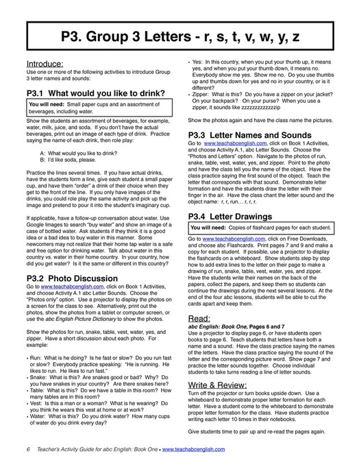 abc English - TeachersActivityGuide1 - Page 6-7 - Created with Publitas.com