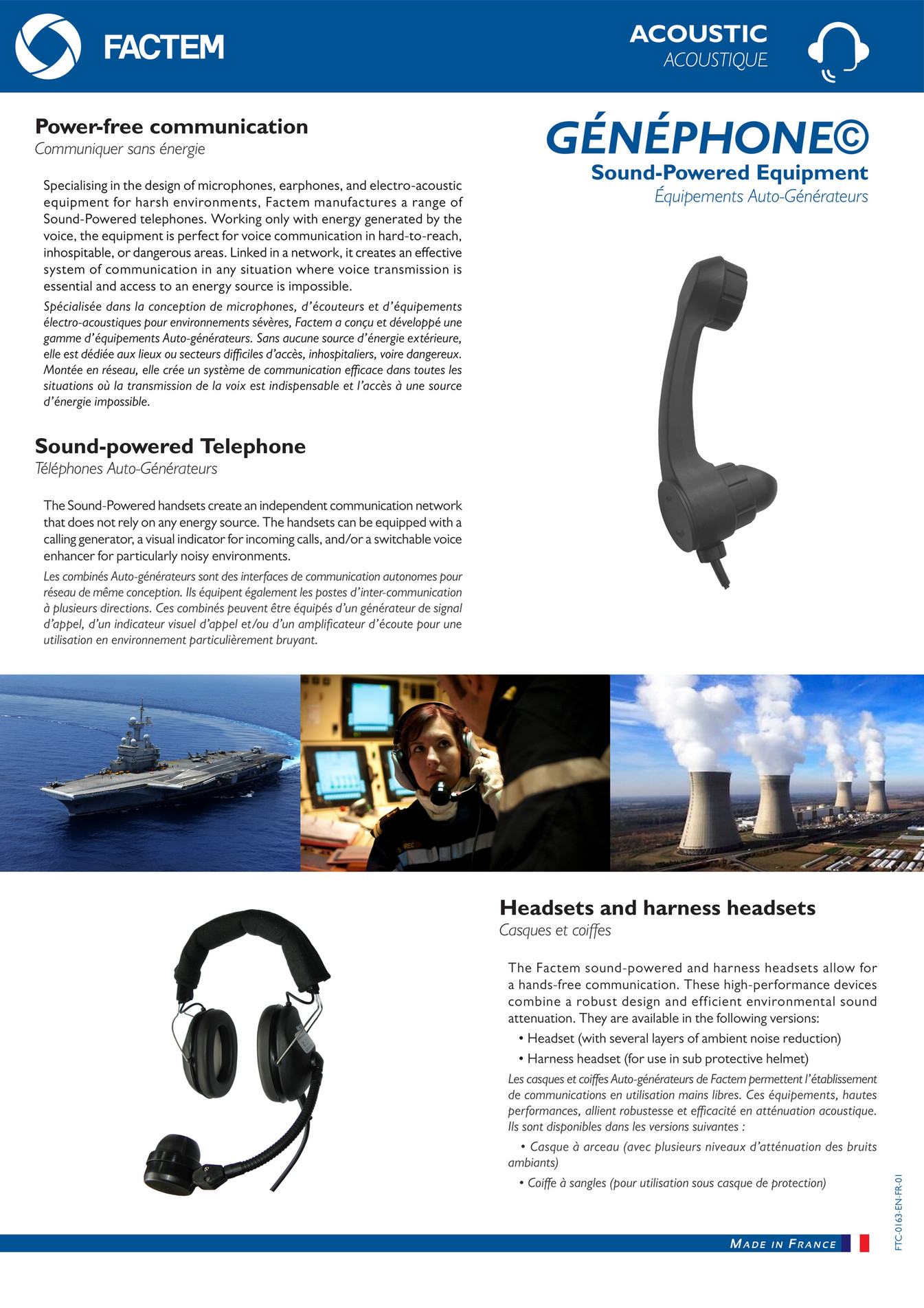 FACTEM - Fiche technique réseau généphone - Page 1 - Created with ...