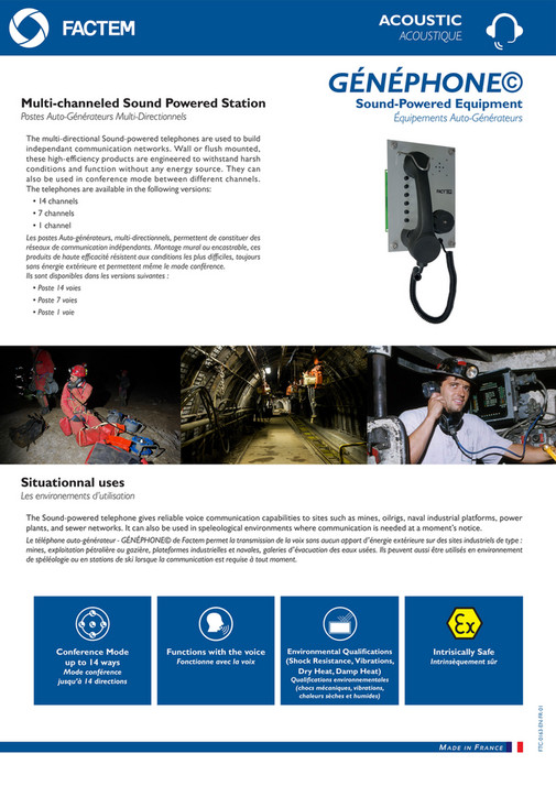 FACTEM - Fiche technique réseau généphone - Page 2 - Created with ...