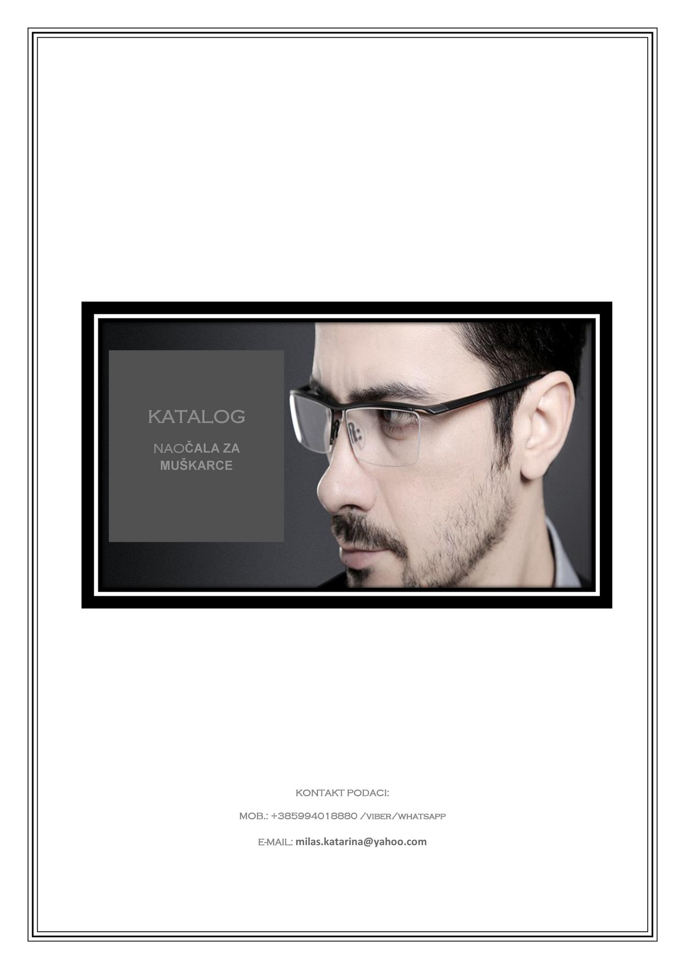 My publications - KATALOG - MUŠKI MODELI NAOČALA - Page 1 - Created ...