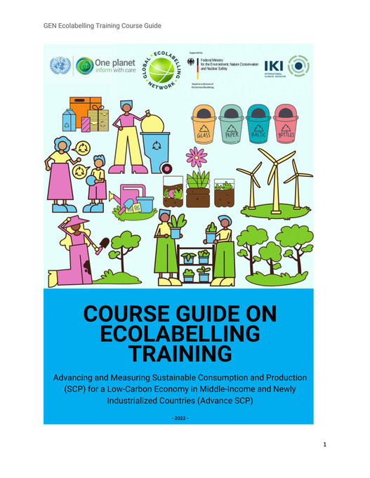 Global Ecolabelling Network - English Course Guide - Page 1 - Created with Publitas.com