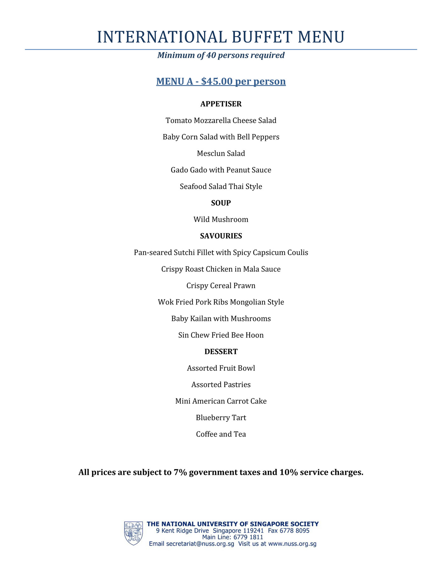 My publications - Suntec Guild Dinner Menu - Page 1 - Created with ...