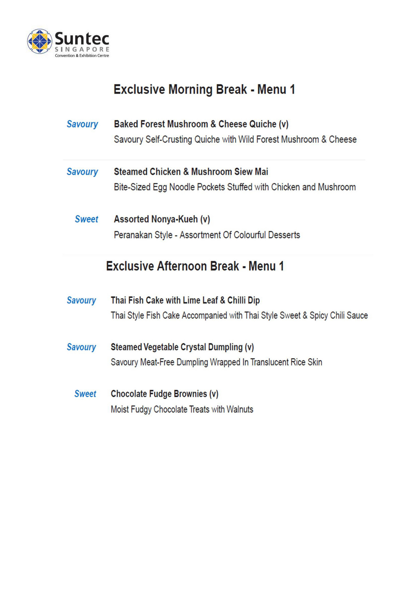 My publications - Morning and Tea Break Menu Options - Page 1 - Created ...