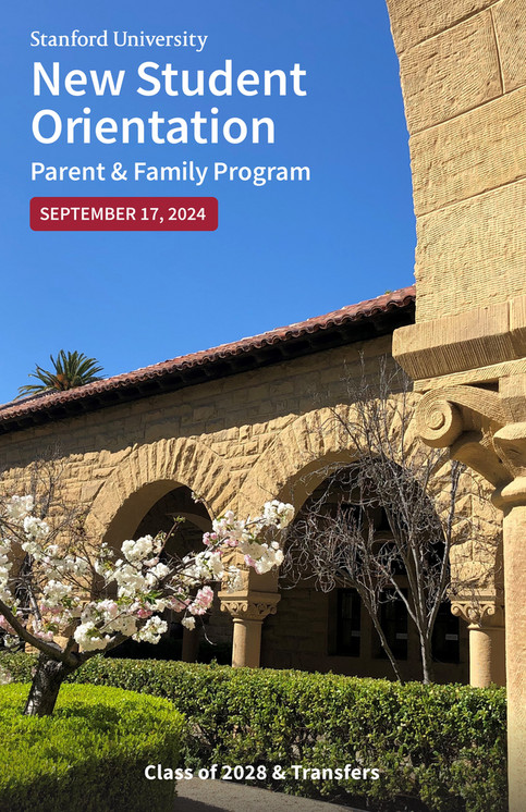 2024 Stanford New Student Orientation Family Program - Page 1