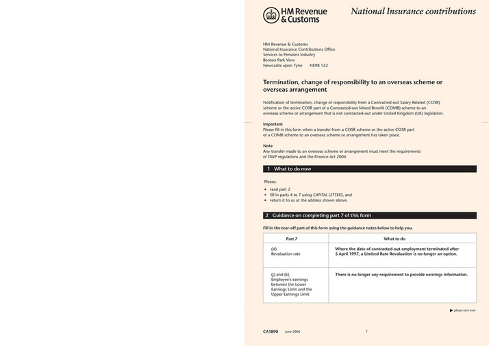 EXPATMONEY - HMRC Forms; APSS262, APSS263 & CA1890 - Page 8-9 - Created ...