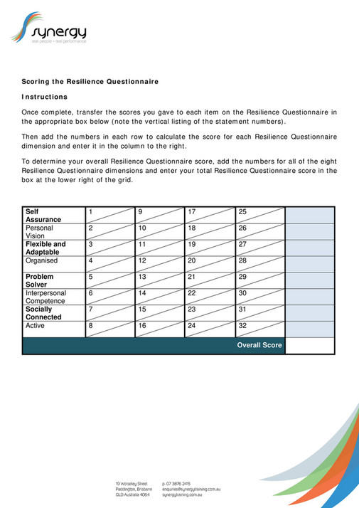 Resilience Questionnaire 2016 - Page 4-5 - Created with Publitas.com