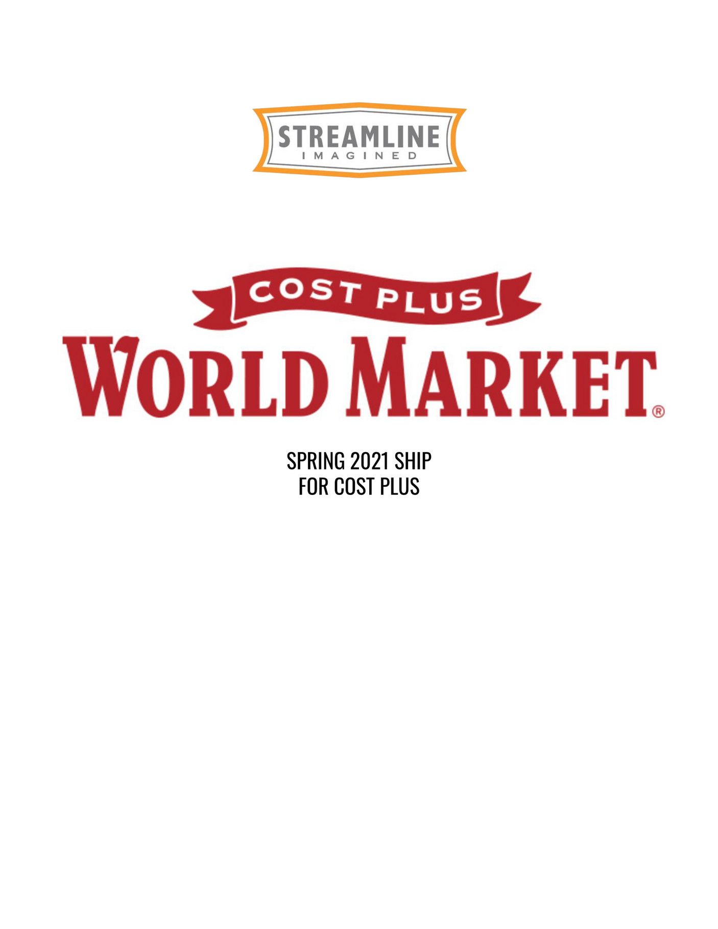 Streamline - Streamline Imagined - Spring 2021 for Cost Plus - Page 1 ...