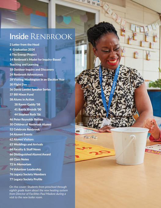 Renbrook School - Renbrook Magazine Winter 2025 - Page 2-3 - Created ...
