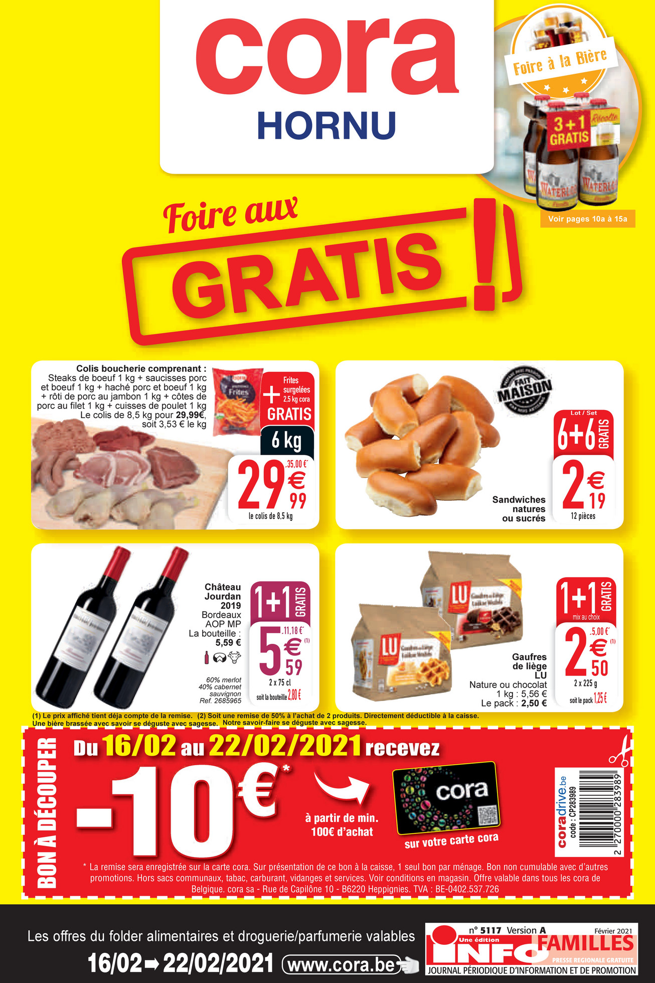 cora FR - Foire aux gratis chez cora Hornu au 16-02 - Page 1 cora FR - Foire aux gratis chez cora Hornu au 16-02 - Page 1