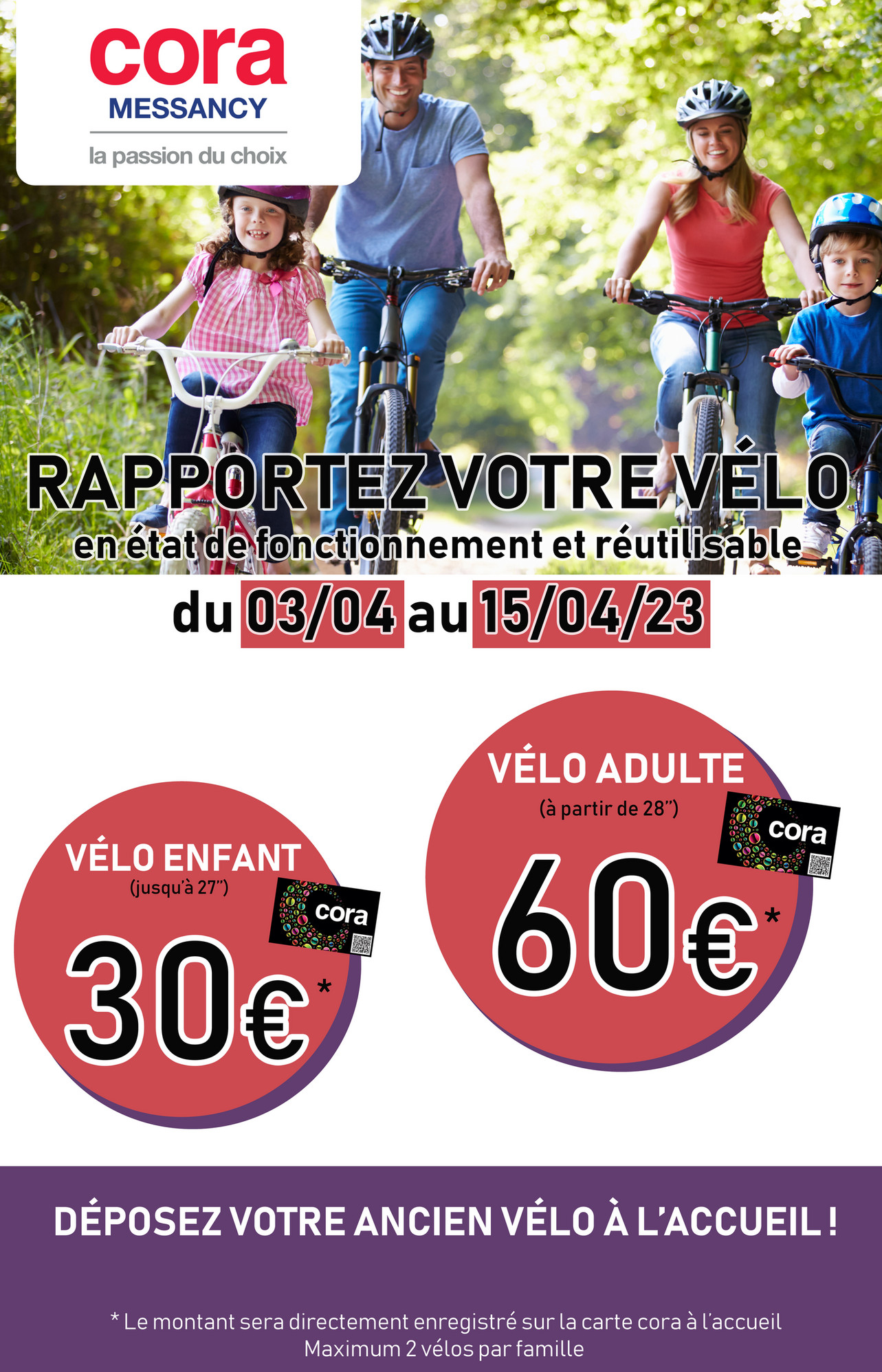 cora FR - RAPPORTEZ VOTRE VELO 2023 - Page 1