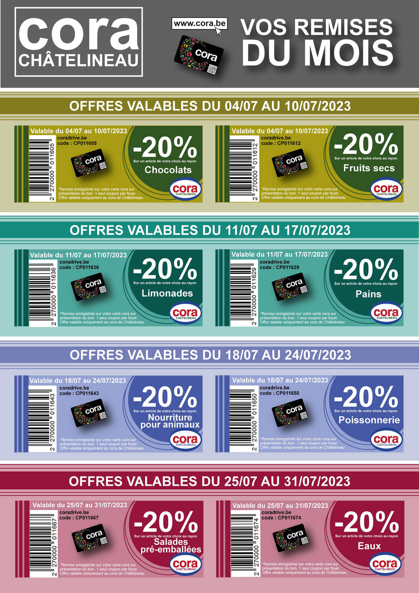 cora FR - Newsletter juillet 2023 cora chatelineau - Page 1