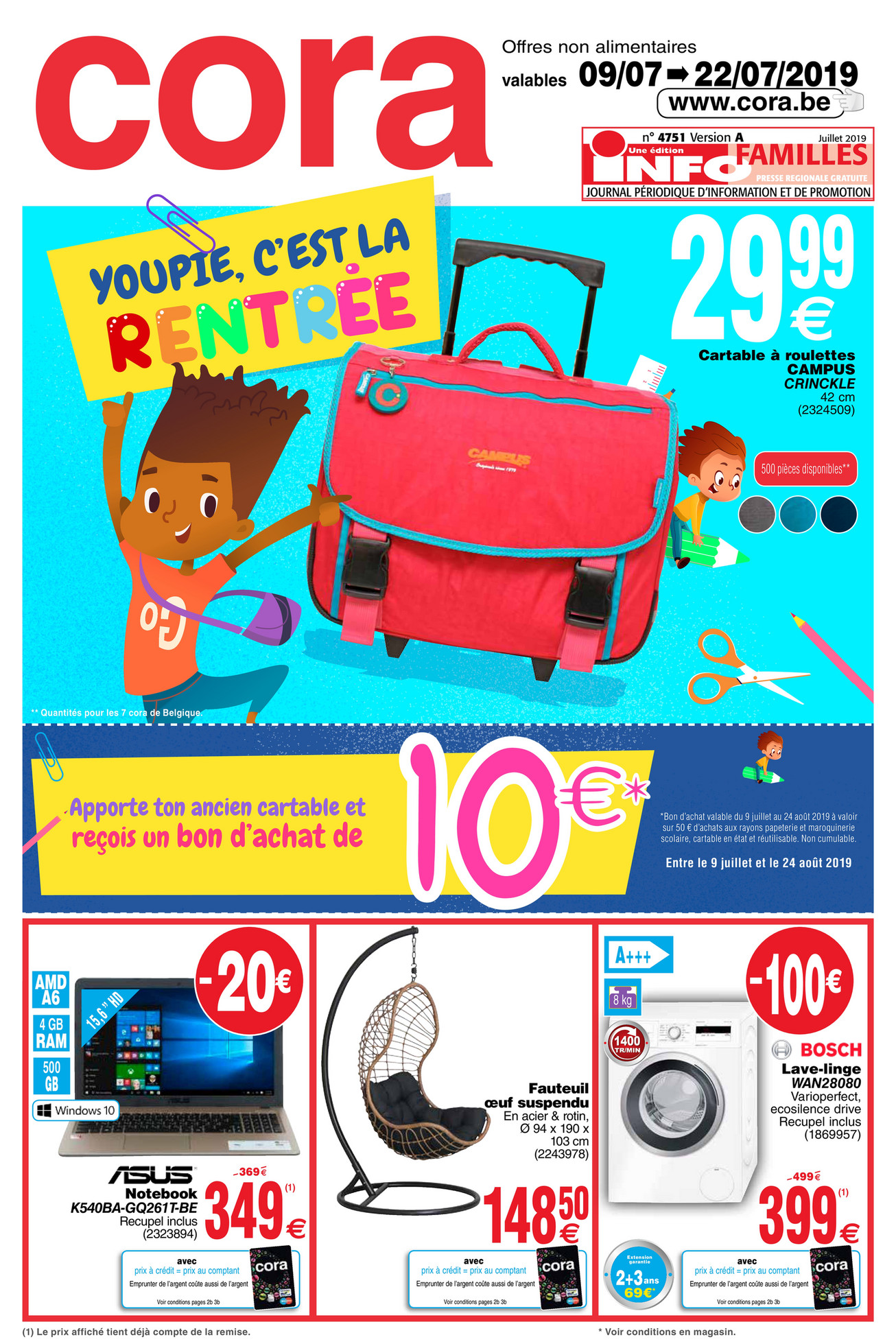 cora FR - Spécial rentrée des classes chez cora 09-07 - Page 4-5 cora FR - Spécial rentrée des classes chez cora 09-07 - Page 4-5