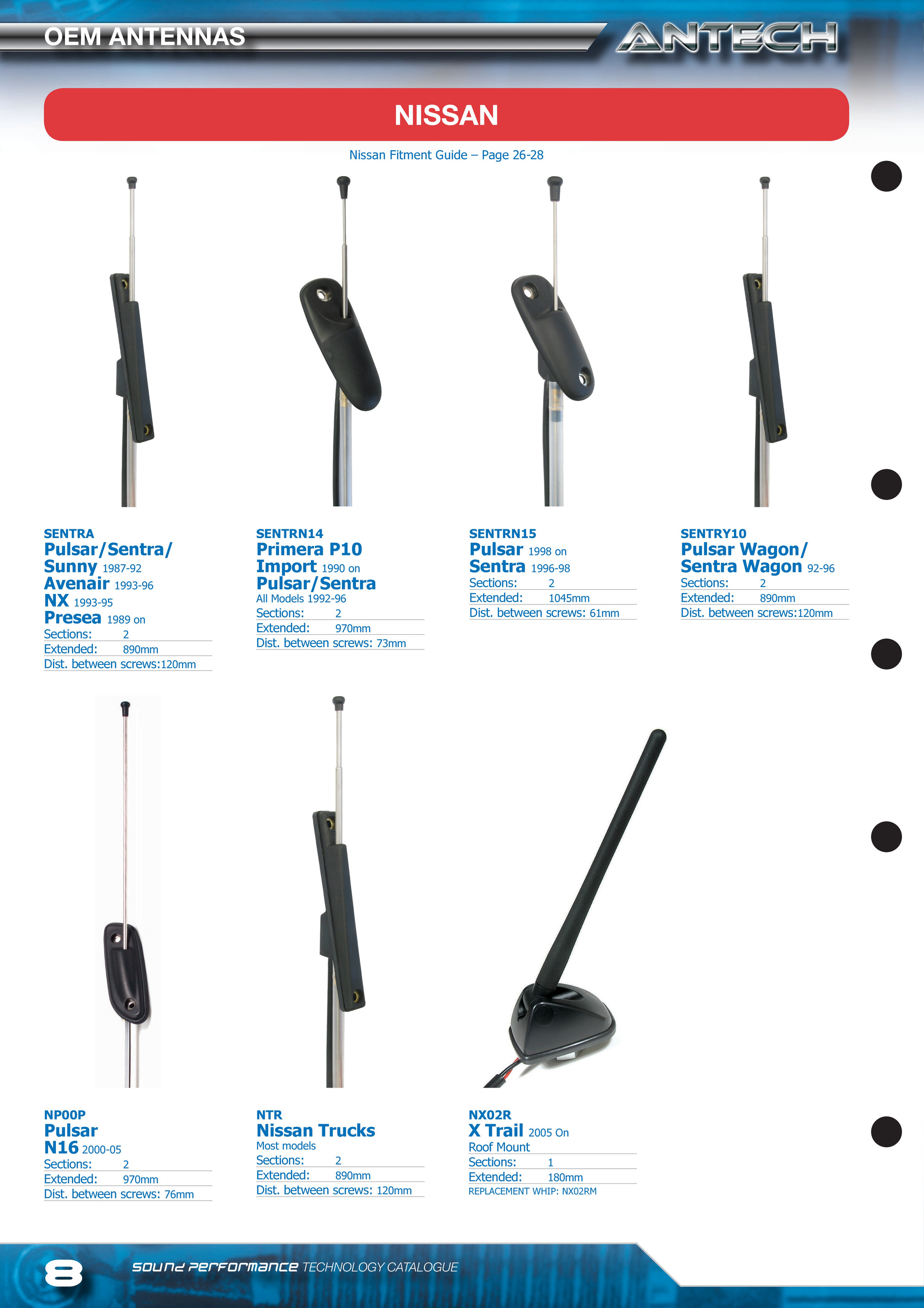 Nissan sunny antenna store