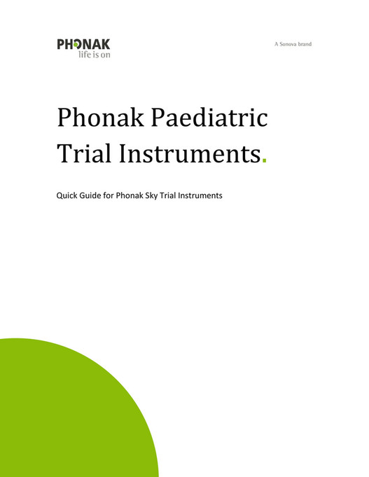 Sonova NZ - Paed Trial Device Booklet 2023 - Page 1 - Created with ...
